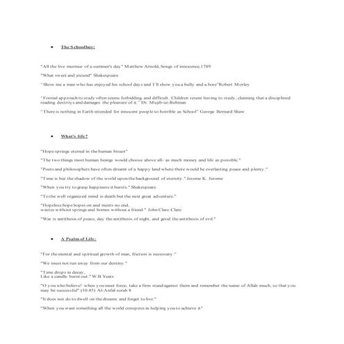 11th english poems notes | DOCX