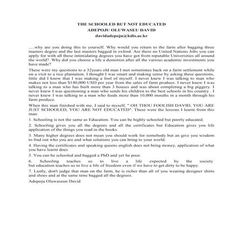 Journey as an engineering student | DOCX