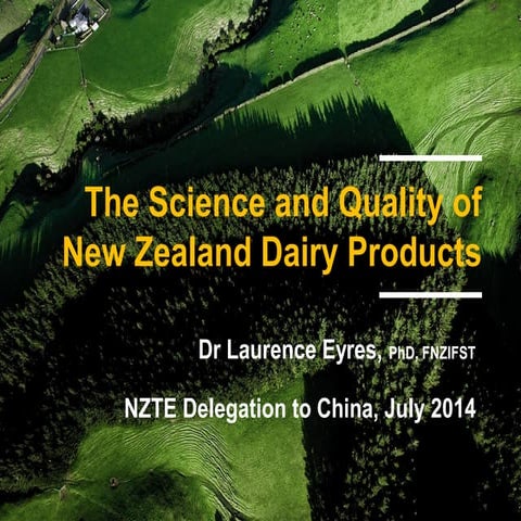 The science and quality of new zealand dairy | PDF