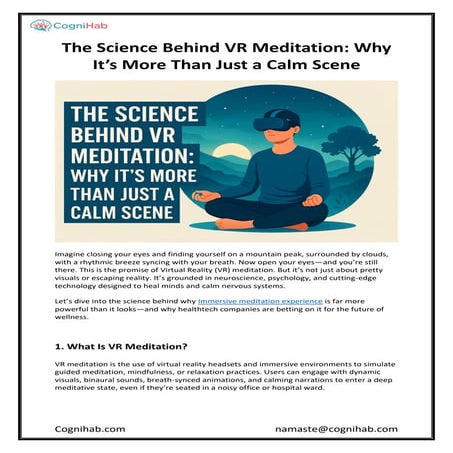 The Science Behind VR Meditation: Why It’s More Than Just a Calm Scene ...