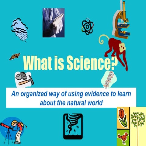 The science of biology blackboard | PPT