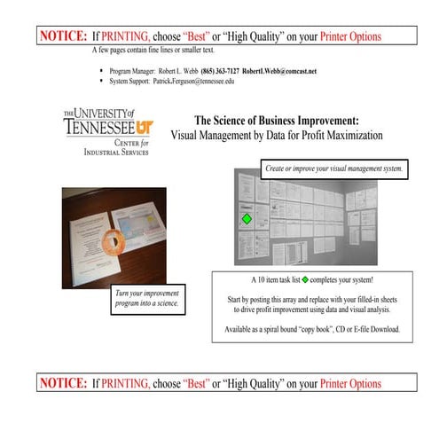 The Science Of Business Improvement Condensed | PDF