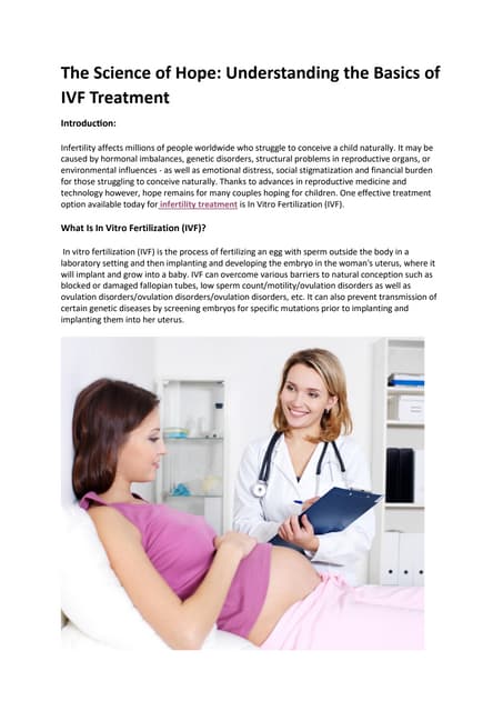 The Ultimate Guide to IVF: What You Need to Know | PDF