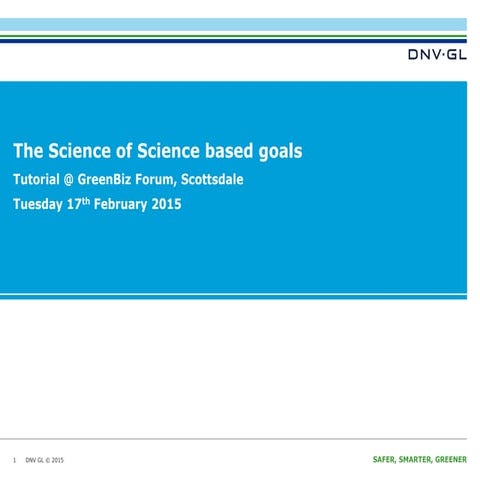 Science Based Targets | PPTX