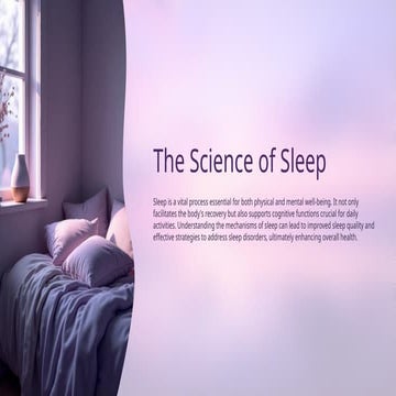 The importance of Science of Sleep.pptx