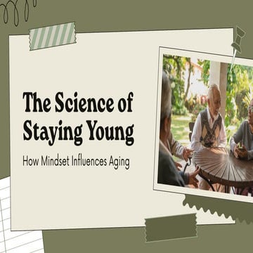 The Science of Staying Young How Mindset Influences Aging by Dr. Jenson ...
