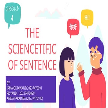 The Sciencetific of Sentence (kelompok 4).pptx