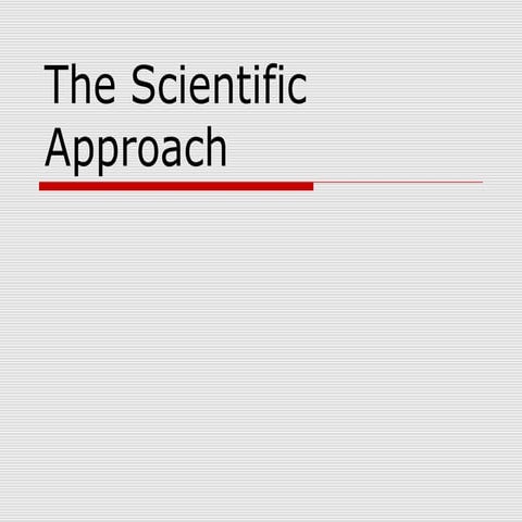 The Scientific Approach to Nursing Research | PPT