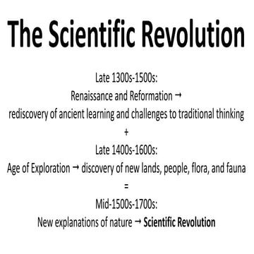 The scientific revolution | PPT