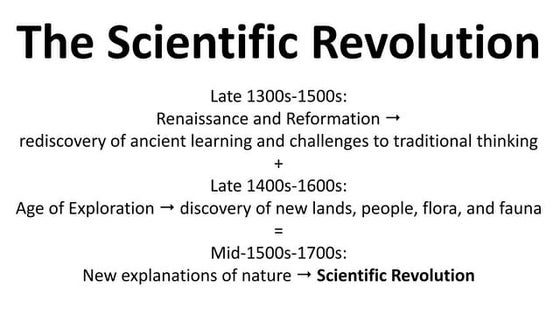 Scientific revolution | PPT