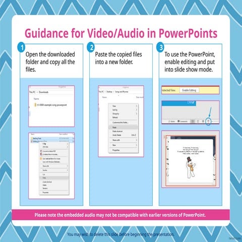 The Scissor Hold Song Materials Powerpoint | PPTX