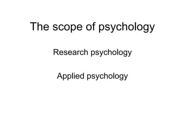 Methods of psychology | PPTX