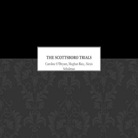 The scottsboro trials | PPT