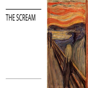 the scream. ergasia b lykeioy agglika b | PPTX