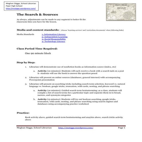 The search and sources | PDF