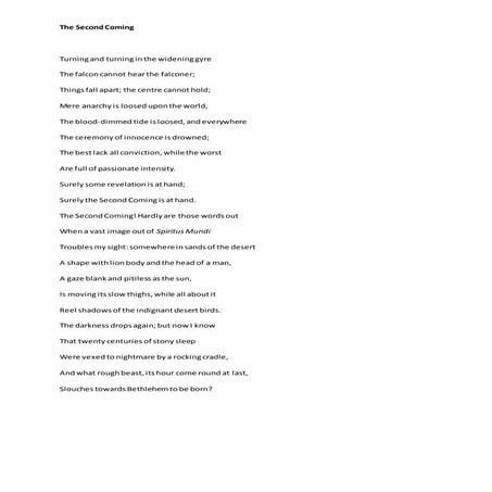 The second coming | PDF