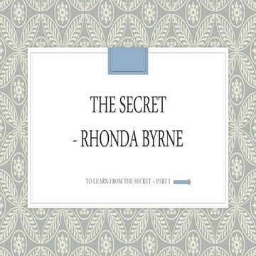 The secret | PPTX