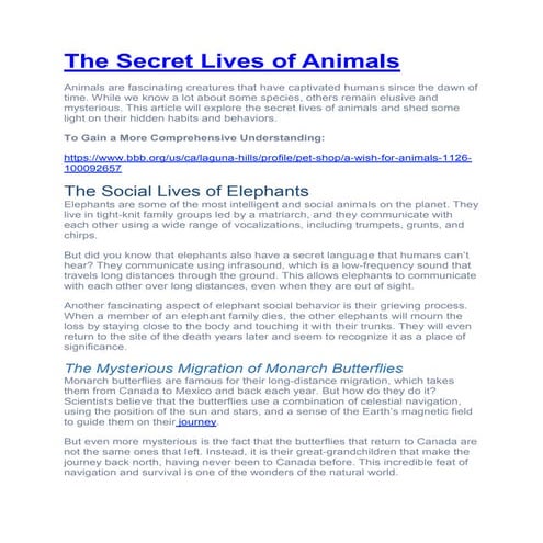 The Secret Lives of Animals.pdf
