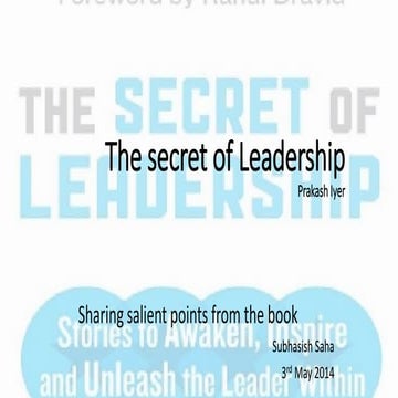 The secret of leadership | PDF