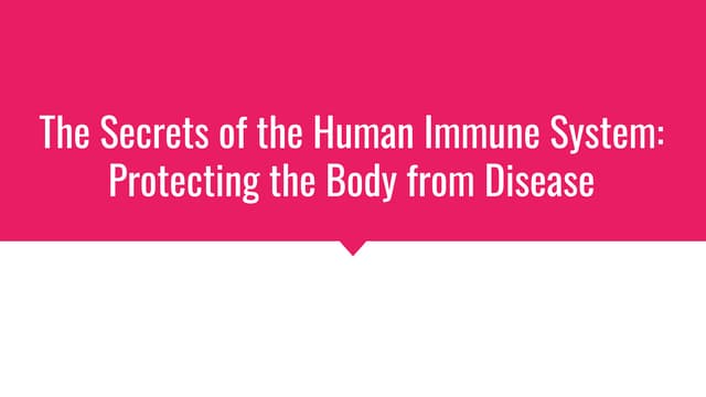 Introduction to Immunology | PPT