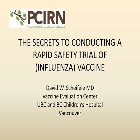 Clinical trial of vaccine | PPTX