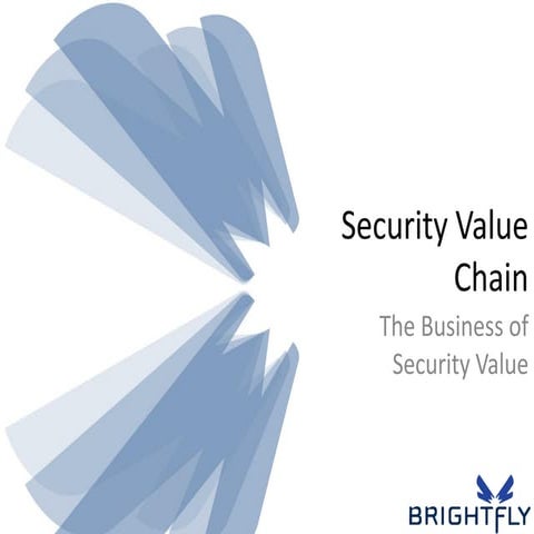 The Security Value Chain | PPT
