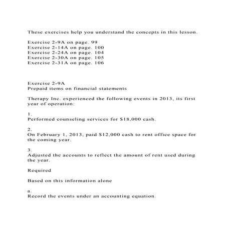 These exercises help you understand the concepts in this lesson..docx ...