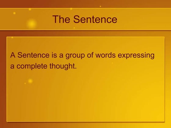 sentence.ppt