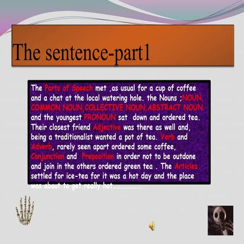 The sentence | PPT