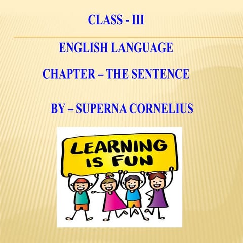 THE SENTENCE........................pptx
