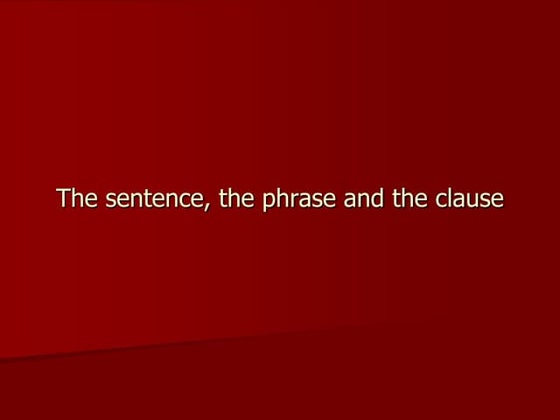 Absolute phrase | PDF