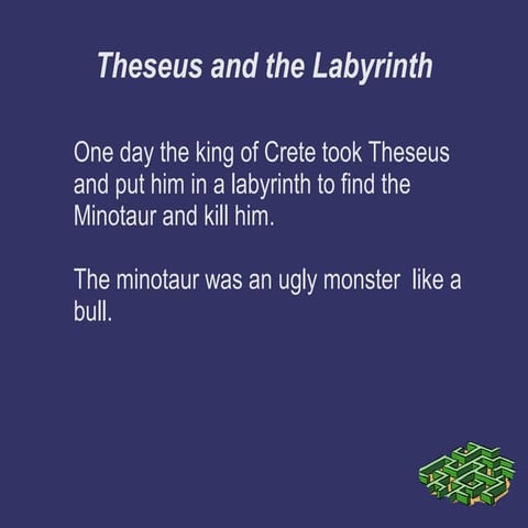 Theseus and Minotaur | PPTX