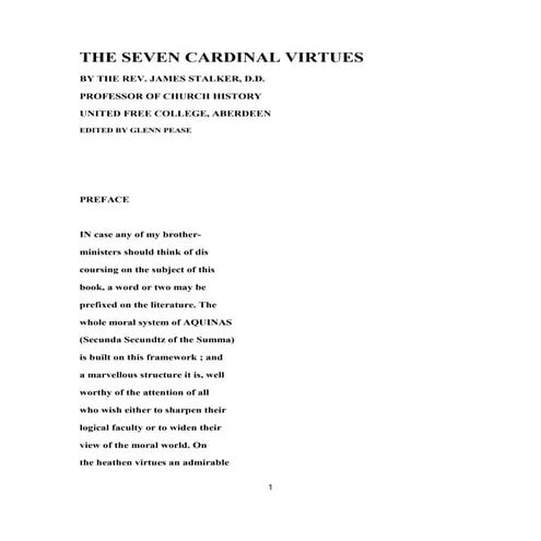 The seven cardinal virtues | PDF | Christianity | Religion & Spirituality