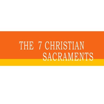 Seven_Sacraments_Lesson: Baptism and Confirmation | PPTX
