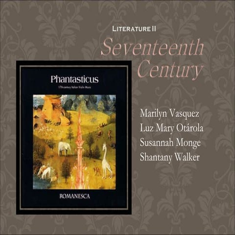 The seventeenth century listo | PPT