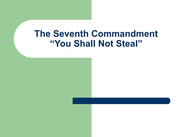 Seventh Commandment