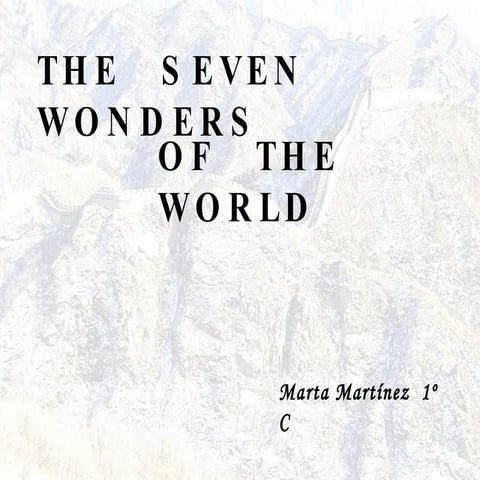 Seven Wonders of the Ancient World | PPT