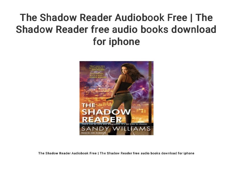 The Shadow Reader Audiobook Free | The Shadow Reader free audio books…
