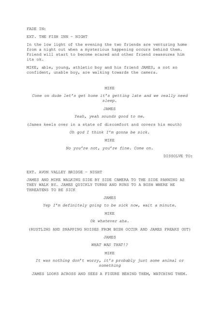 'The shadows' script | PDF