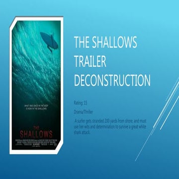 The Shallows Trailer Analysis | PPTX