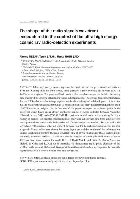 Airborne electromagnetic survey REPORT | PDF