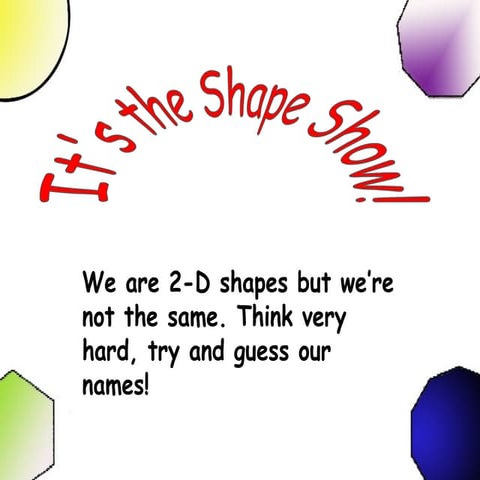 The shape show | PPT