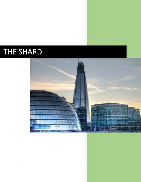 foundation and structural system of the shard building | PPTX