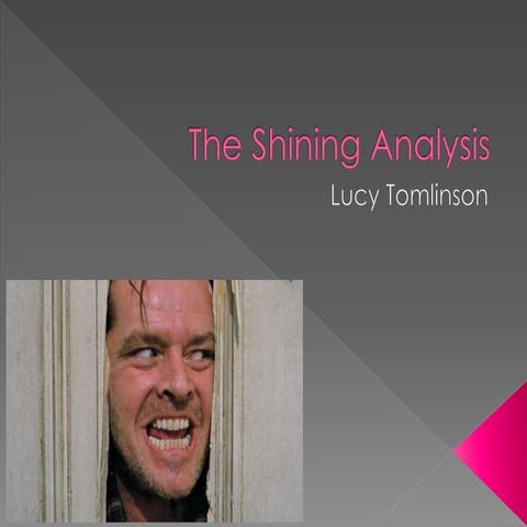 The Shining Analysis | PPTX