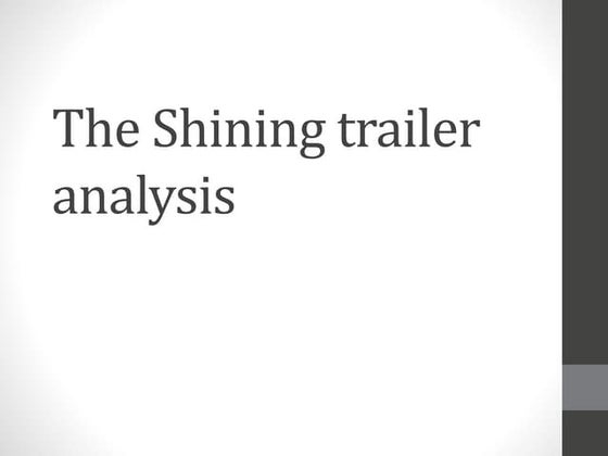 Trailer analysis (1) | PPT