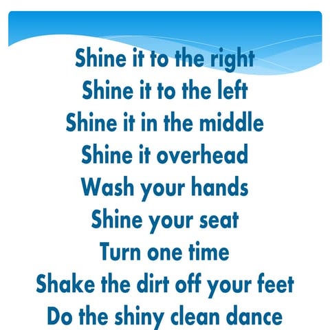 The shiny clean dance | PPT