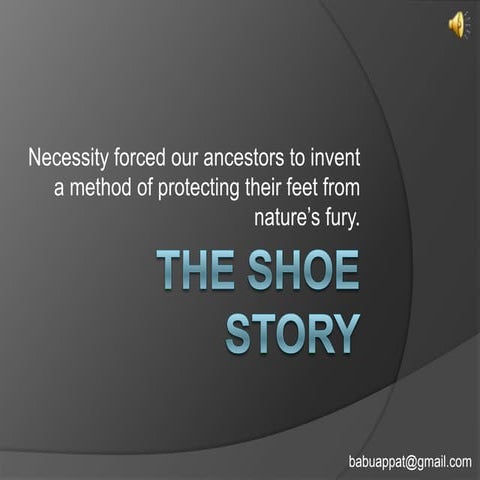 The shoe story | PPTX