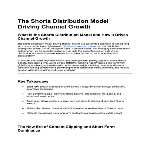The Shorts Distribution Model Driving Channel Growth.docx