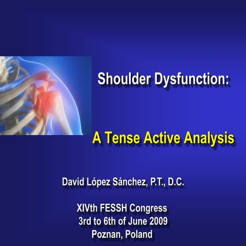 The Shoulder Dysfunction: A Tense Active model of motor control | PPTX