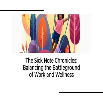 The Sick Note Chronicles Balancing the Battleground of Work and ...